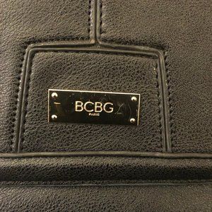 BCBG | Bags | Bcbg Paris Black Leather Shoulder Bag | Poshmark